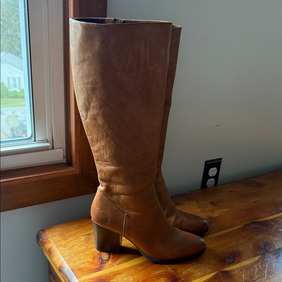 Born | Shoes | Born Brown Leather Kneehigh Boots | Poshmark